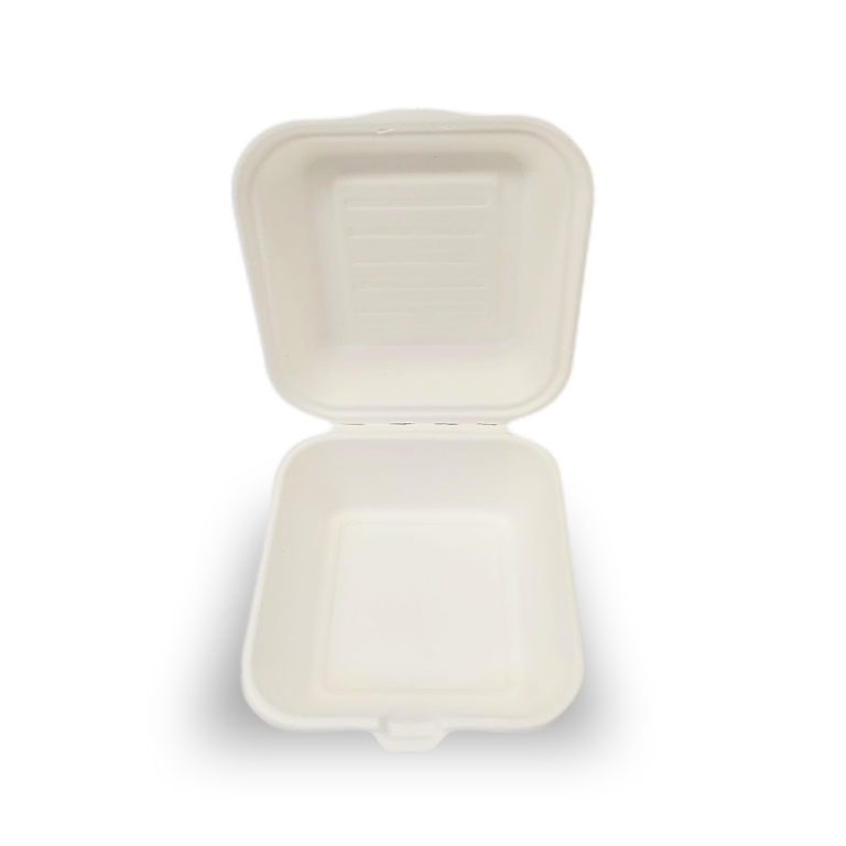 Porta hamburguesa C1 en bagazo de caña x 20 uns – Champs Ecodesechables